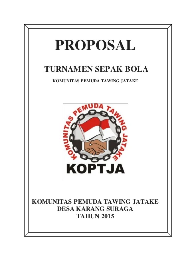 Detail Contoh Proposal Sepak Bola Koleksi Nomer 30 Detail Contoh Proposal Sepak Bola Koleksi Nomer 30