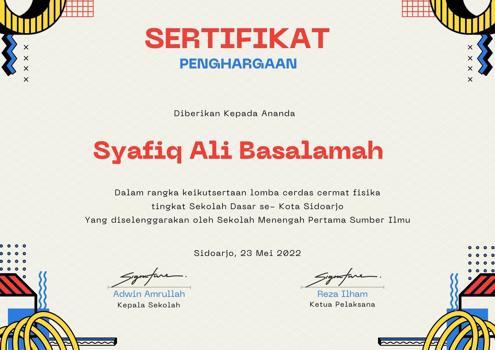 Contoh Sertifikat Lomba Mtq - 51+ Koleksi Gambar Contoh Sertifikat Lomba Mtq - 51+ Koleksi Gambar