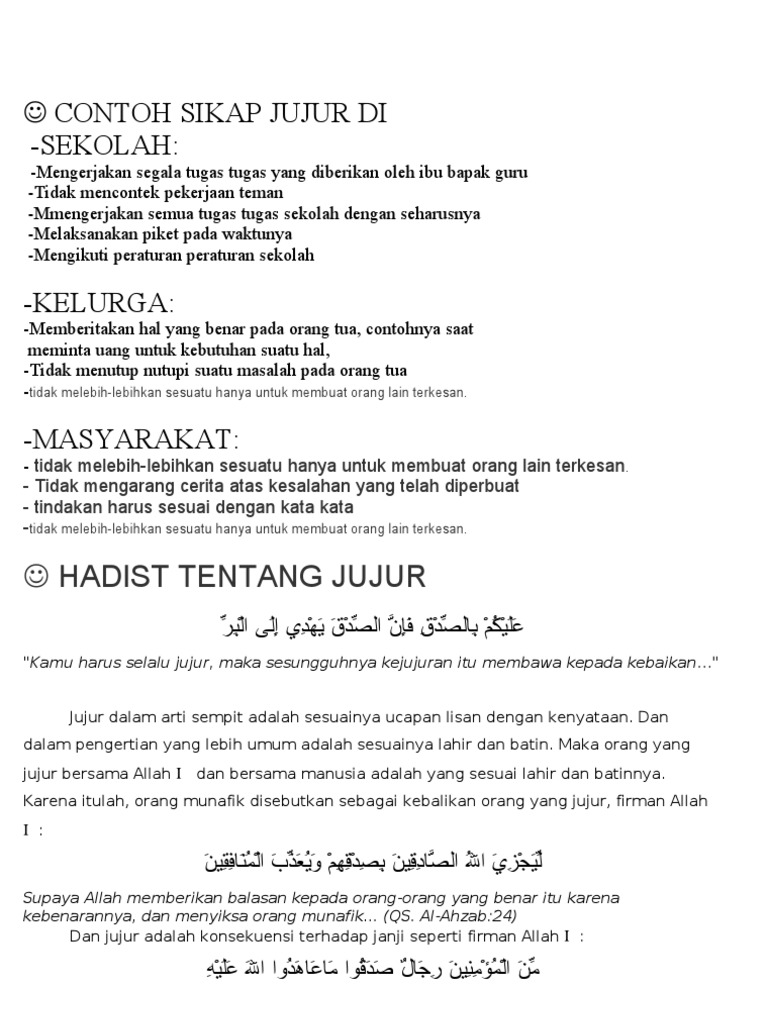 Halaman Unduh untuk file Contoh Sifat Jujur yang ke 34 Halaman Unduh untuk file Contoh Sifat Jujur yang ke 34