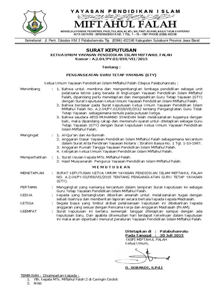 Contoh Sk Pendirian Sekolah Dari Yayasan - 39+ Koleksi Gambar Contoh Sk Pendirian Sekolah Dari Yayasan - 39+ Koleksi Gambar