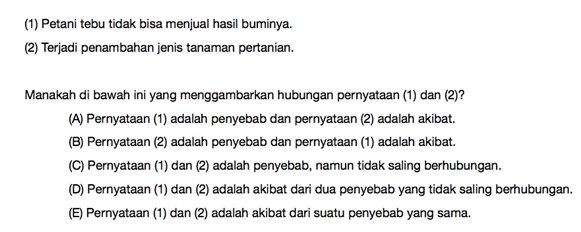 Contoh Soal Sebab Akibat 57 Koleksi Gambar