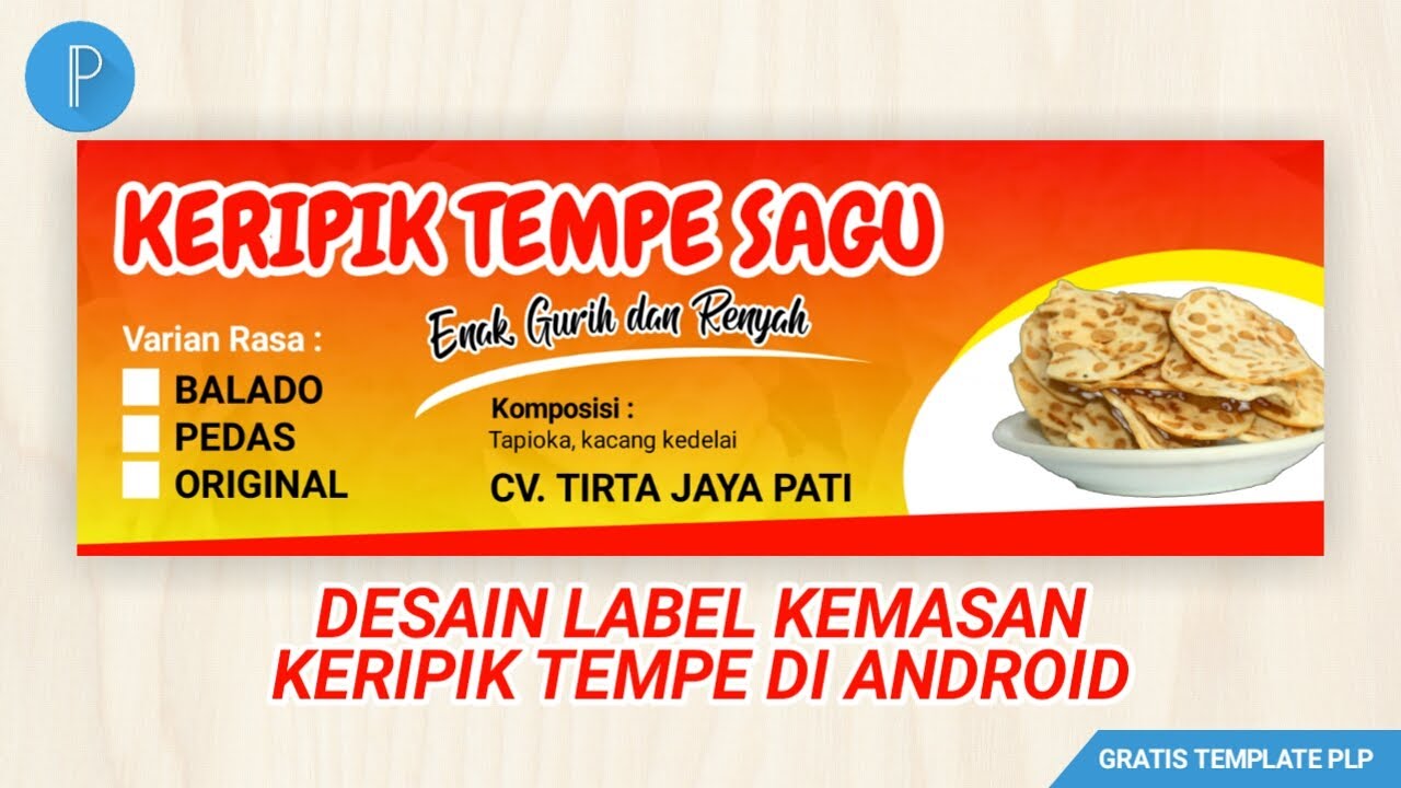 Contoh Stiker Keripik Tempe 57 Koleksi Gambar