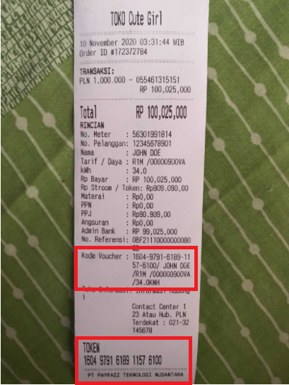 Contoh Struk Token Listrik - 53+ Koleksi Gambar Contoh Struk Token Listrik - 53+ Koleksi Gambar