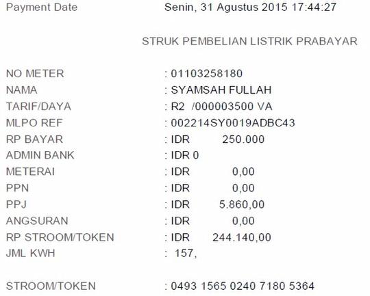 Contoh Struk Token Listrik - 53+ Koleksi Gambar Contoh Struk Token Listrik - 53+ Koleksi Gambar