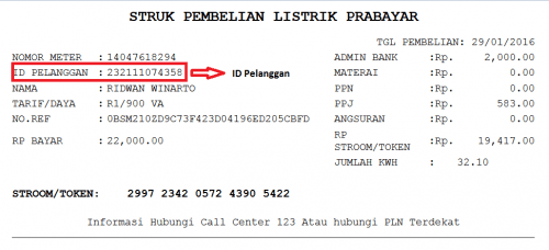 Detail Contoh Struk Token Listrik Koleksi Nomer 50 Detail Contoh Struk Token Listrik Koleksi Nomer 50