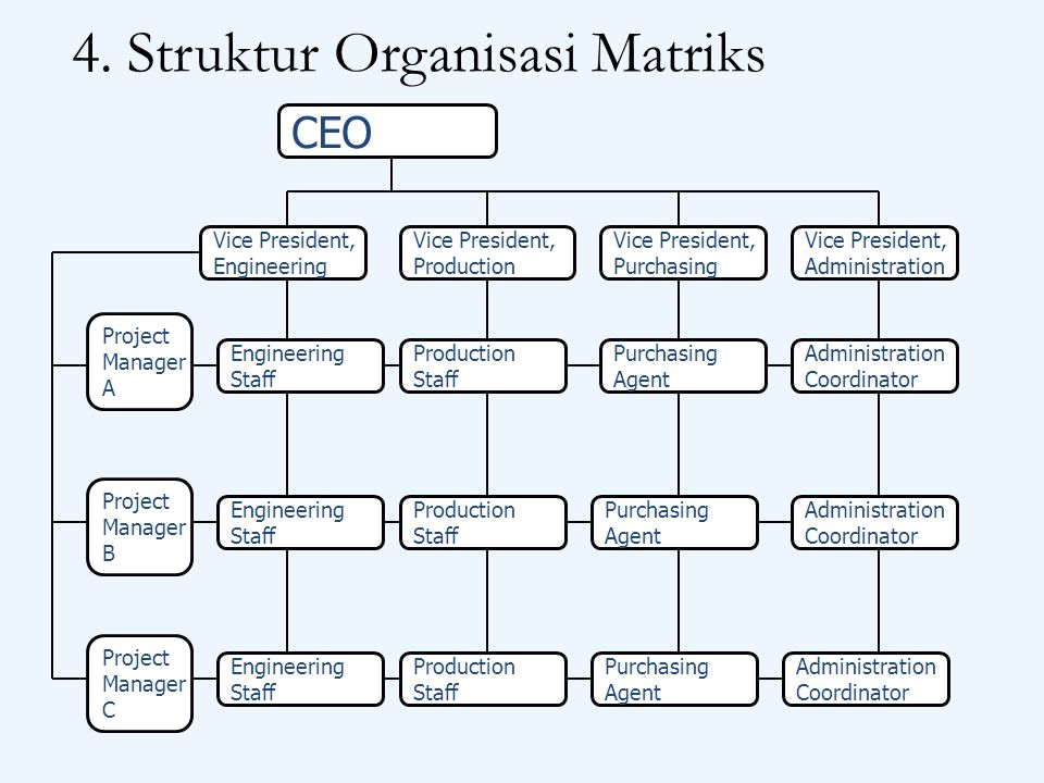 Detail Contoh Struktur Organisasi Matriks Koleksi Nomer 16 Detail Contoh Struktur Organisasi Matriks Koleksi Nomer 16