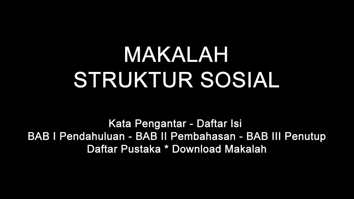 Detail Contoh Struktur Sosial Horizontal Koleksi Nomer 27 Detail Contoh Struktur Sosial Horizontal Koleksi Nomer 27