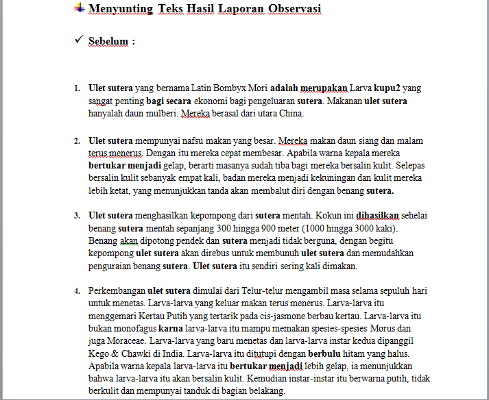 Detail Contoh Struktur Teks Observasi Koleksi Nomer 24 Detail Contoh Struktur Teks Observasi Koleksi Nomer 24