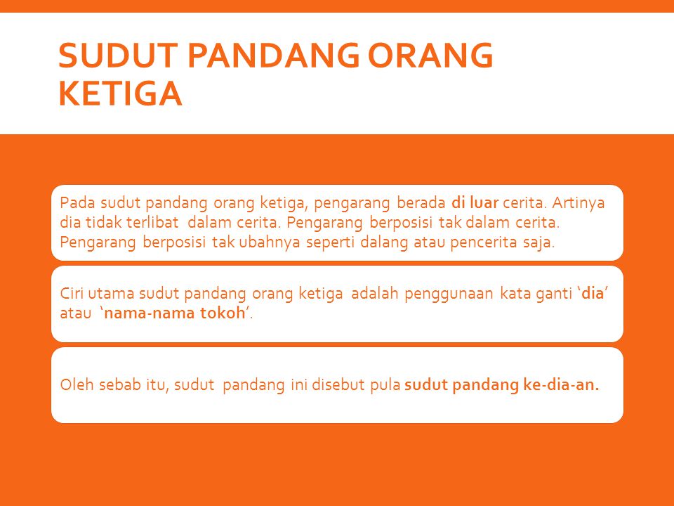 Detail Contoh Sudut Pandang Orang Ketiga Koleksi Nomer 20 Detail Contoh Sudut Pandang Orang Ketiga Koleksi Nomer 20
