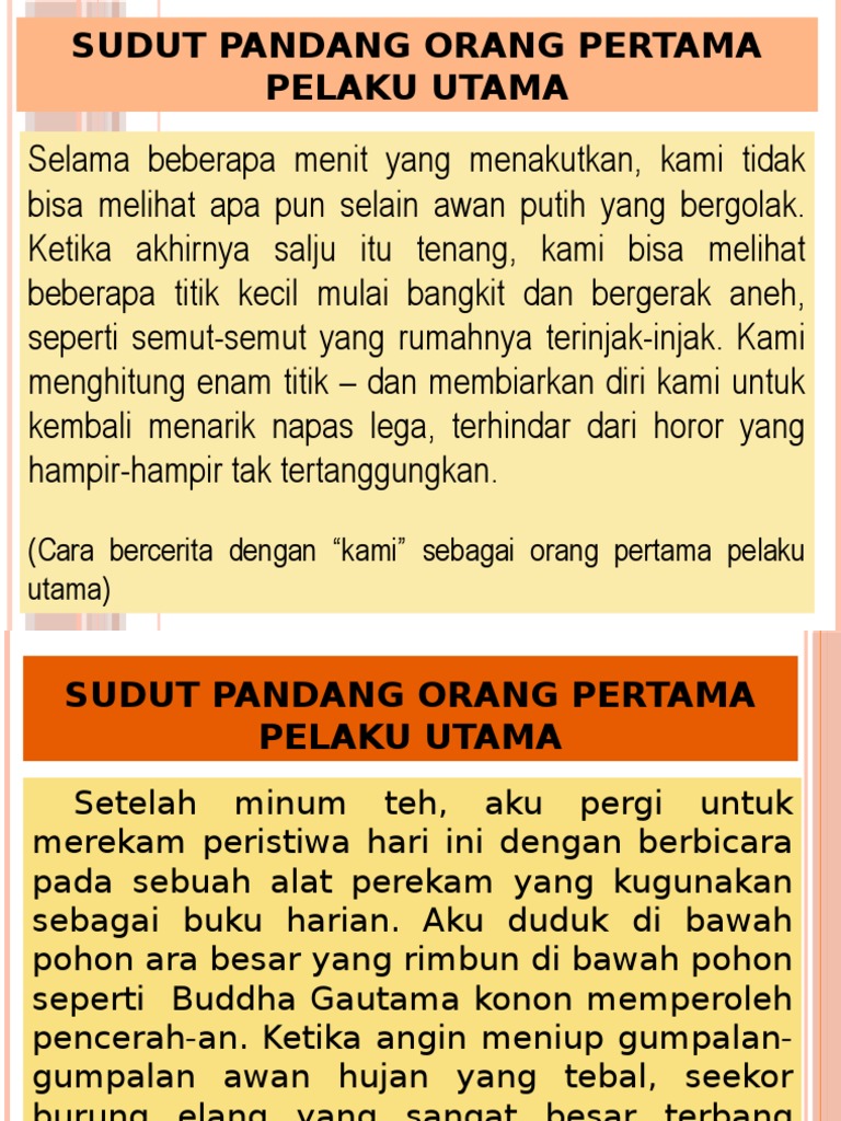 Detail Contoh Sudut Pandang Orang Pertama Koleksi Nomer 19 Detail Contoh Sudut Pandang Orang Pertama Koleksi Nomer 19