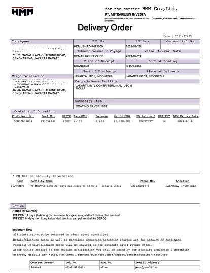 Contoh Surat Delivery Order - 50+ Koleksi Gambar Contoh Surat Delivery Order - 50+ Koleksi Gambar