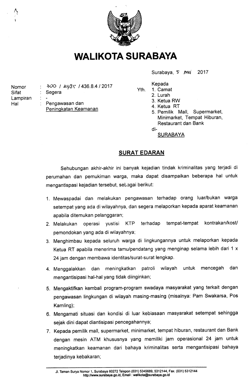 Detail Contoh Surat Edaran Walikota Koleksi Nomer 10 Detail Contoh Surat Edaran Walikota Koleksi Nomer 10