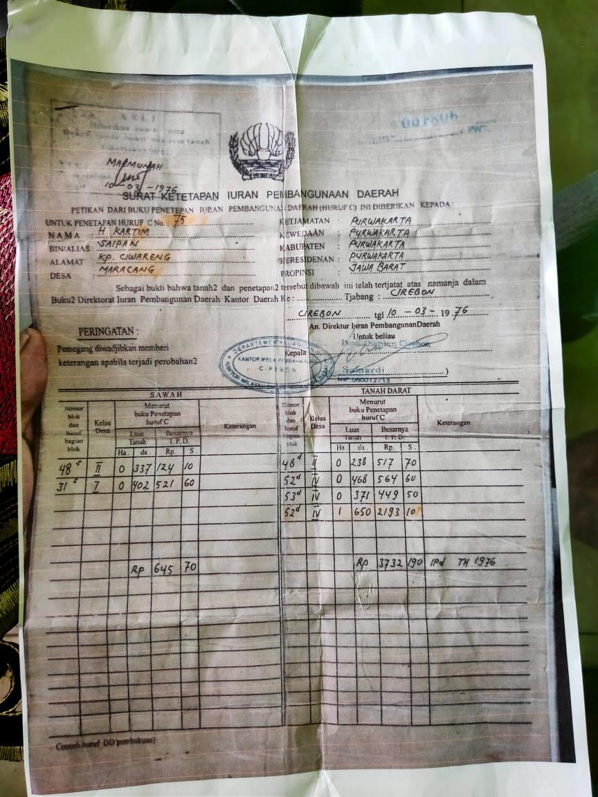 Detail Contoh Surat Girik Tanah Asli Koleksi Nomer 43 Detail Contoh Surat Girik Tanah Asli Koleksi Nomer 43