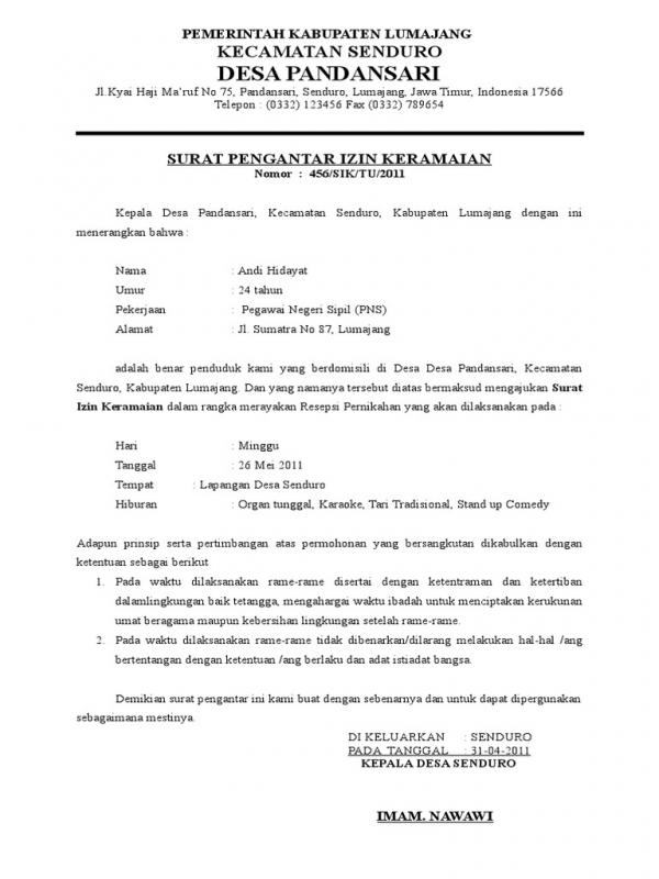 Detail Contoh Surat Izin Keramaian Dari Desa Koleksi Nomer 8 Detail Contoh Surat Izin Keramaian Dari Desa Koleksi Nomer 8