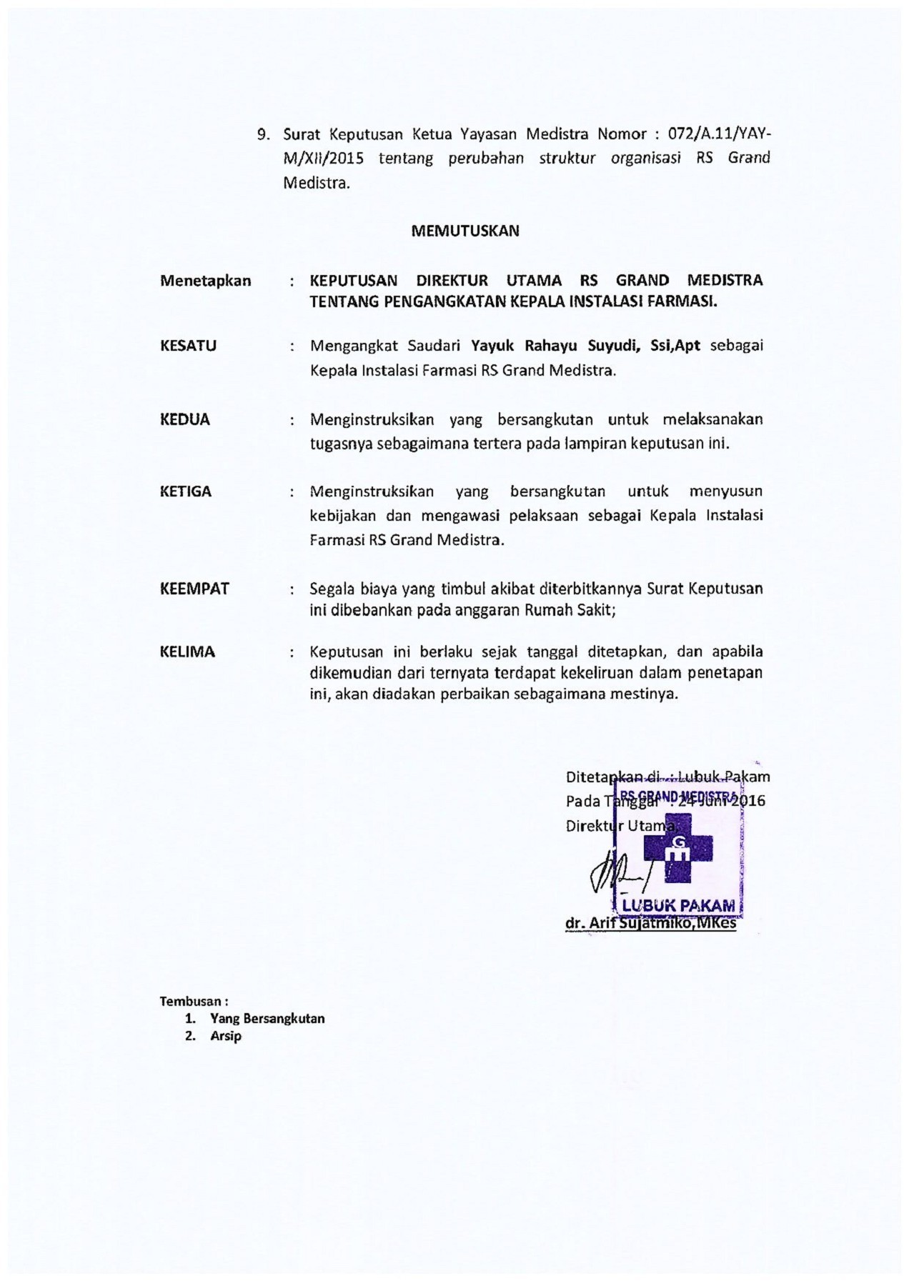 Detail Contoh Surat Keputusan Pengangkatan Direktur Koleksi Nomer 29 Detail Contoh Surat Keputusan Pengangkatan Direktur Koleksi Nomer 29