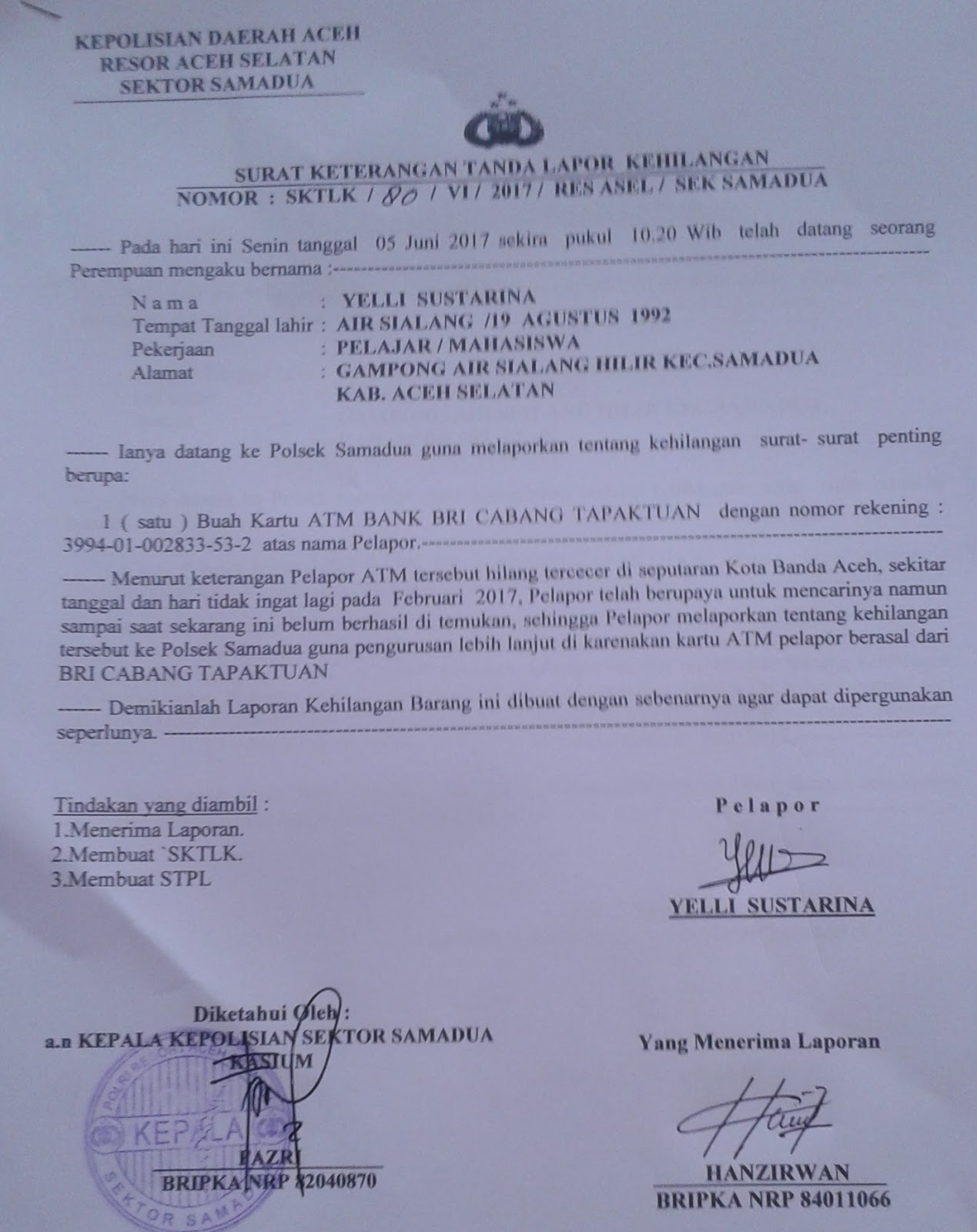 Detail Contoh Surat Keterangan Kehilangan Dokumen Koleksi Nomer 32 Detail Contoh Surat Keterangan Kehilangan Dokumen Koleksi Nomer 32
