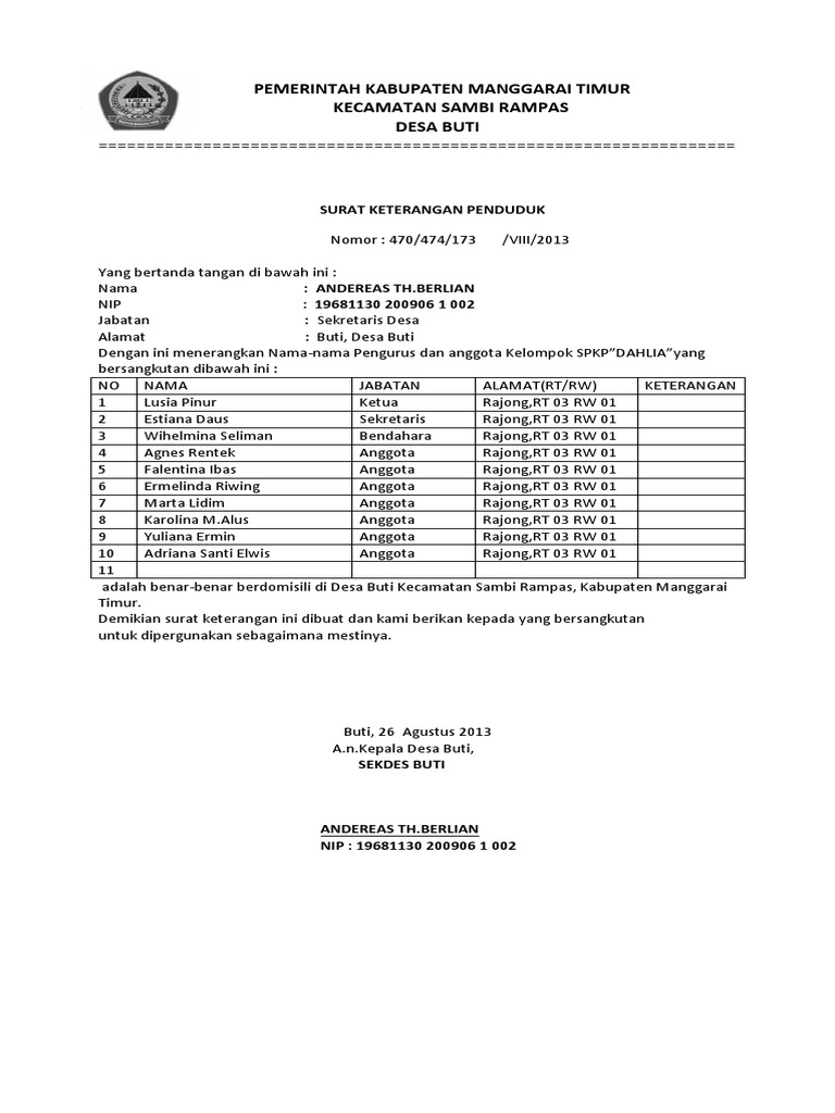 Detail Contoh Surat Keterangan Pindah Penduduk Dari Kepala Desa Koleksi ... Detail Contoh Surat Keterangan Pindah Penduduk Dari Kepala Desa Koleksi ...
