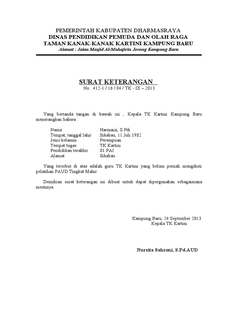Contoh Surat Keterangan Telah Mengikuti Pelatihan - 50+ Koleksi Gambar Contoh Surat Keterangan Telah Mengikuti Pelatihan - 50+ Koleksi Gambar