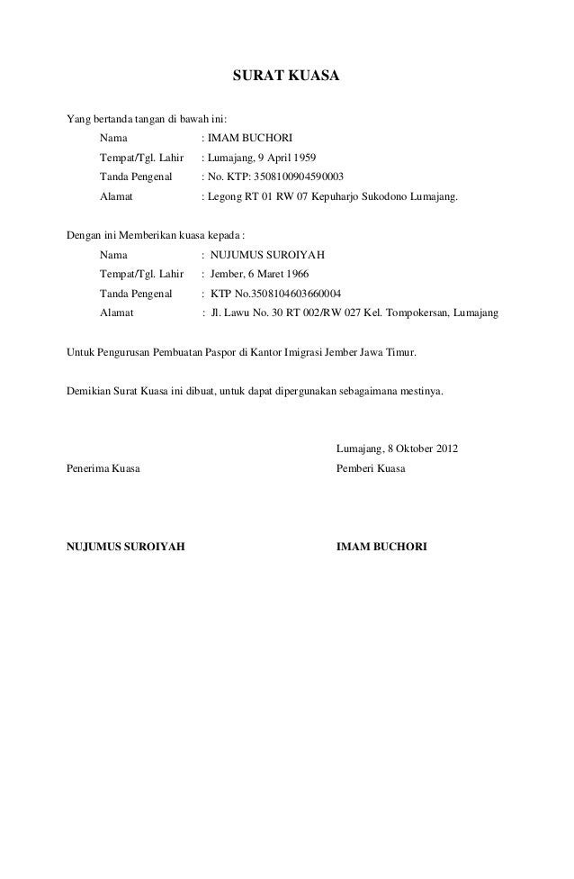 Detail Contoh Surat Kuasa Pengurusan Ktp Koleksi Nomer 17 Detail Contoh Surat Kuasa Pengurusan Ktp Koleksi Nomer 17