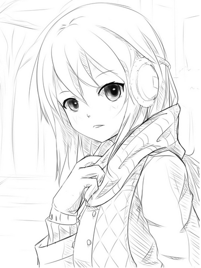 Detail Gambar Mewarnai Anime Koleksi Nomer 2