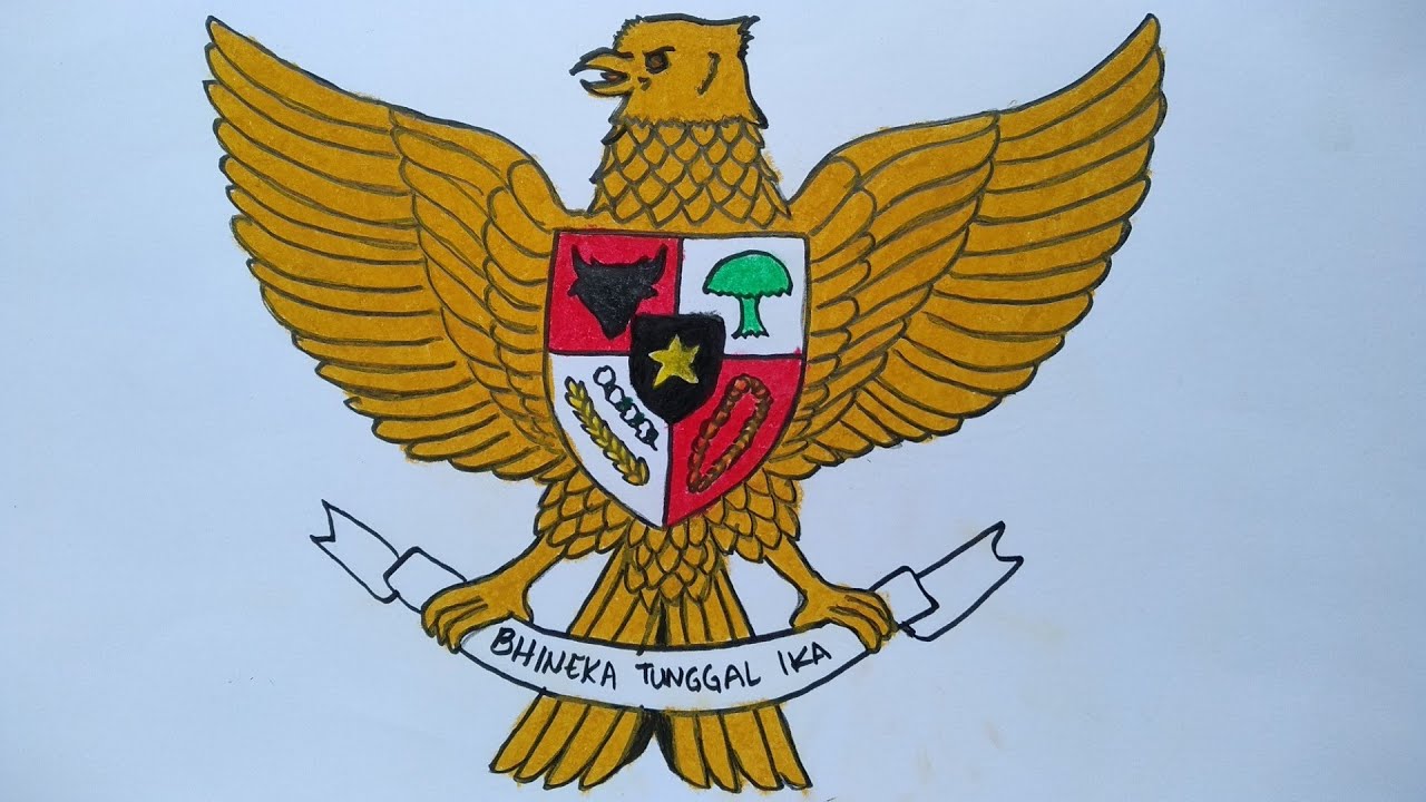 Detail Gambar Mewarnai Garuda Koleksi Nomer 4 Detail Gambar Mewarnai Garuda Koleksi Nomer 4