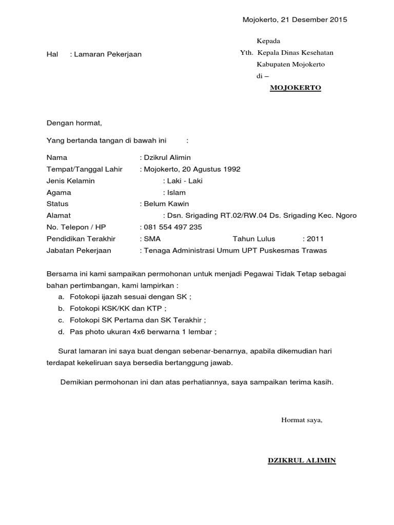 Contoh Surat Lamaran Kerja Singkat Padat Jelas - 57+ Koleksi Gambar Contoh Surat Lamaran Kerja Singkat Padat Jelas - 57+ Koleksi Gambar