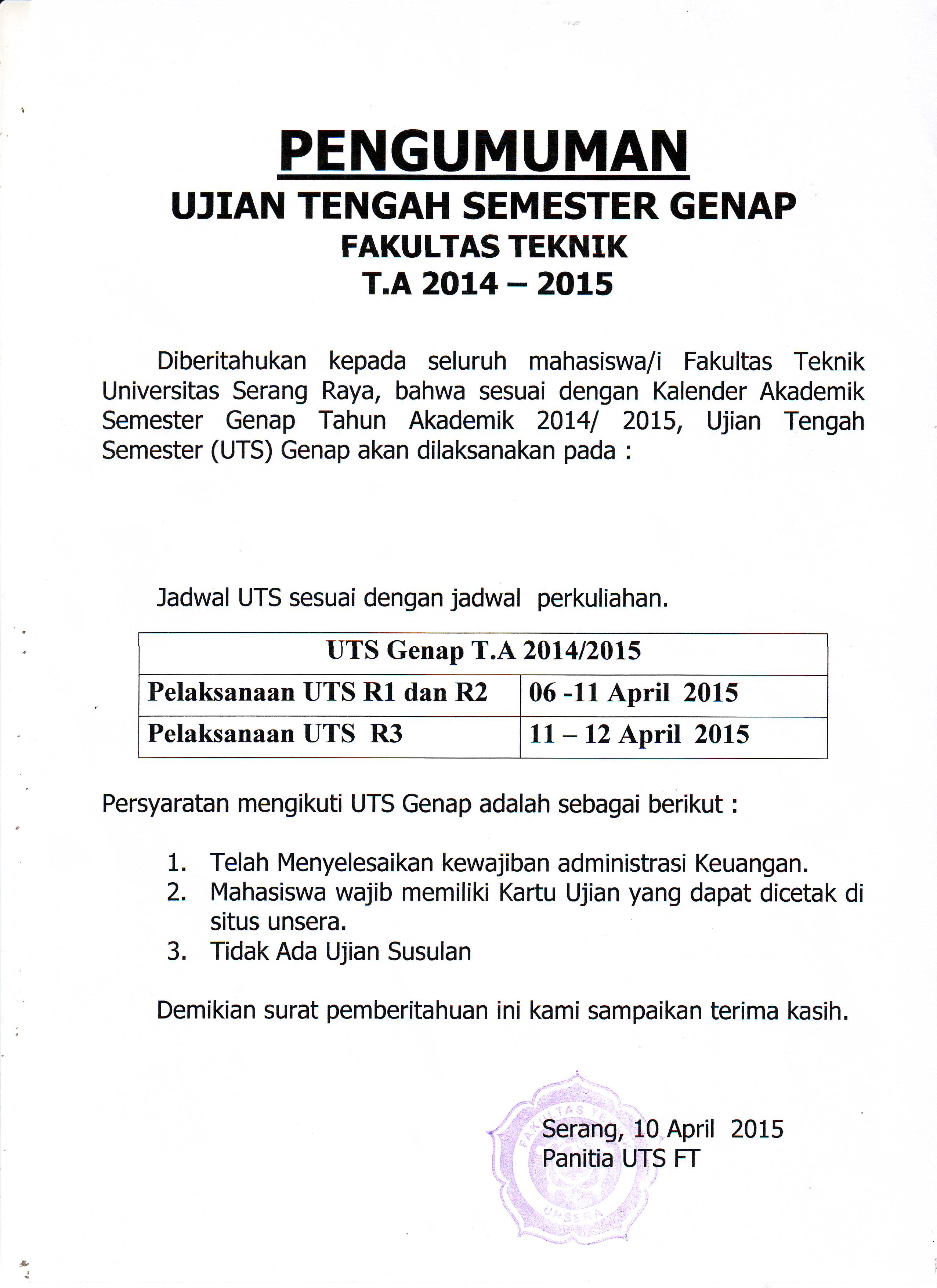 Detail Contoh Surat Pemberitahuan Ujian Tengah Semester Koleksi Nomer 12 Detail Contoh Surat Pemberitahuan Ujian Tengah Semester Koleksi Nomer 12