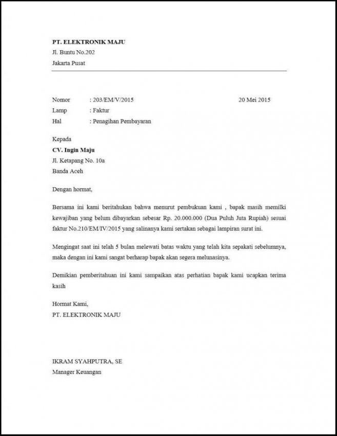 Detail Contoh Surat Penagihan Hutang Perorangan Koleksi Nomer 50 Detail Contoh Surat Penagihan Hutang Perorangan Koleksi Nomer 50