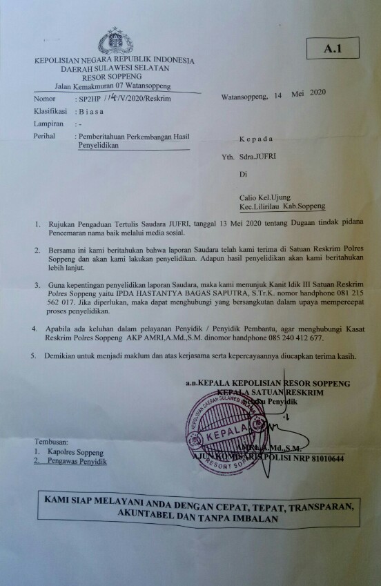 Contoh Surat Penangkapan Pencemaran Nama Baik 42 Koleksi Gambar