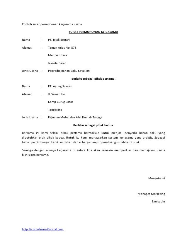Detail Contoh Surat Pengajuan Permohonan Kerjasama Koleksi Nomer 10 Detail Contoh Surat Pengajuan Permohonan Kerjasama Koleksi Nomer 10