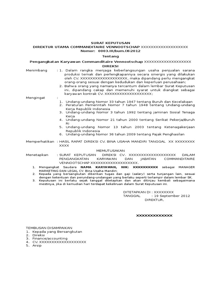 Detail Contoh Surat Pengangkatan Direktur Perusahaan Koleksi Nomer 12 Detail Contoh Surat Pengangkatan Direktur Perusahaan Koleksi Nomer 12