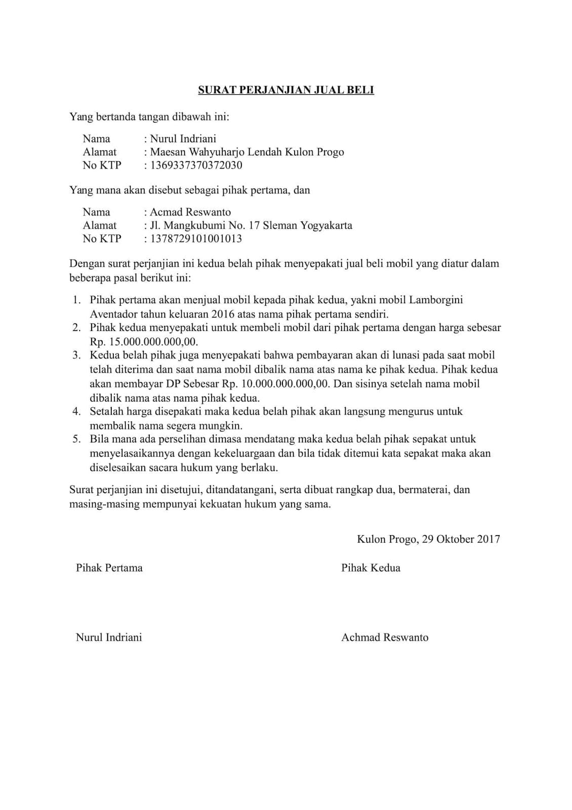 Detail Contoh Surat Perjanjian Over Kredit Rumah Kpr Koleksi Nomer 22 Detail Contoh Surat Perjanjian Over Kredit Rumah Kpr Koleksi Nomer 22