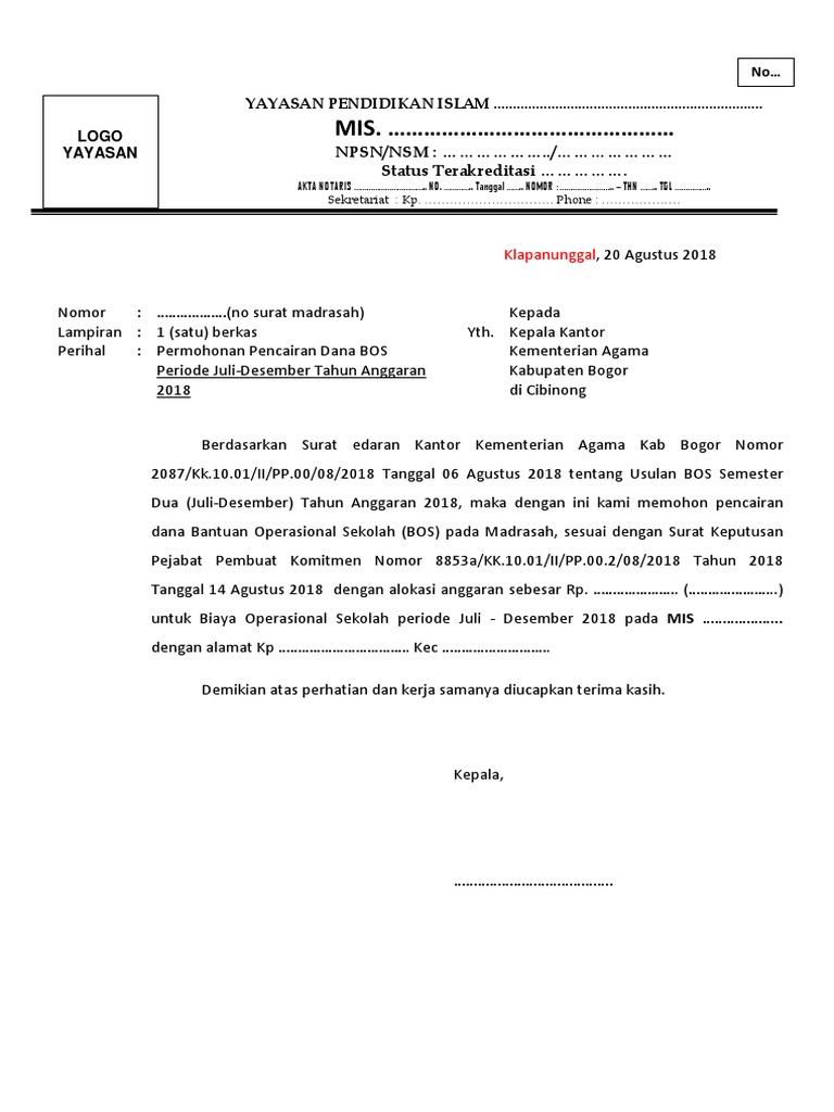 Contoh Surat Permohonan Pencairan Dana - 52+ Koleksi Gambar Contoh Surat Permohonan Pencairan Dana - 52+ Koleksi Gambar