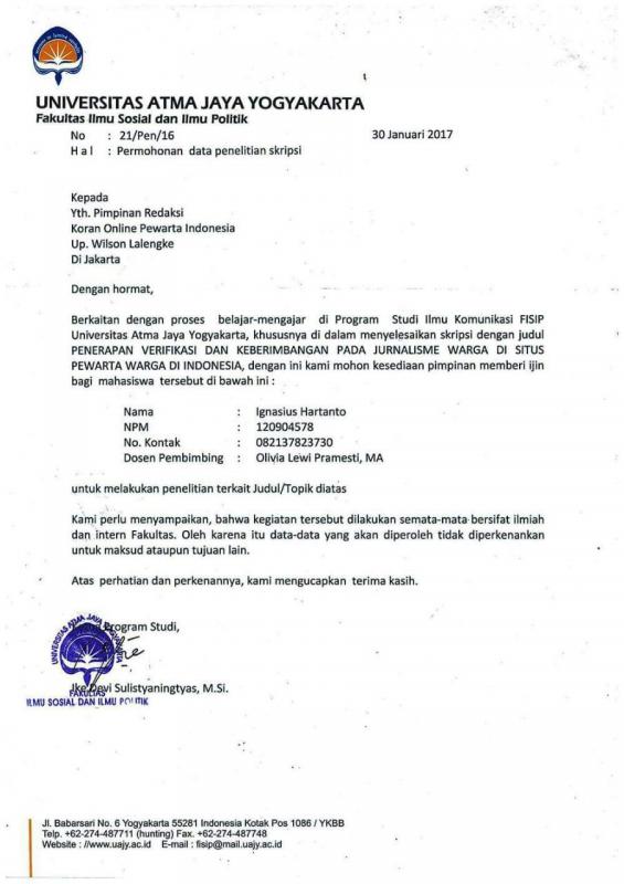 Contoh Surat Rahasia Perusahaan