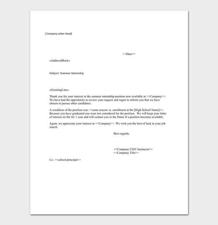 Detail Contoh Surat Rejection Letter Koleksi Nomer 25 Detail Contoh Surat Rejection Letter Koleksi Nomer 25