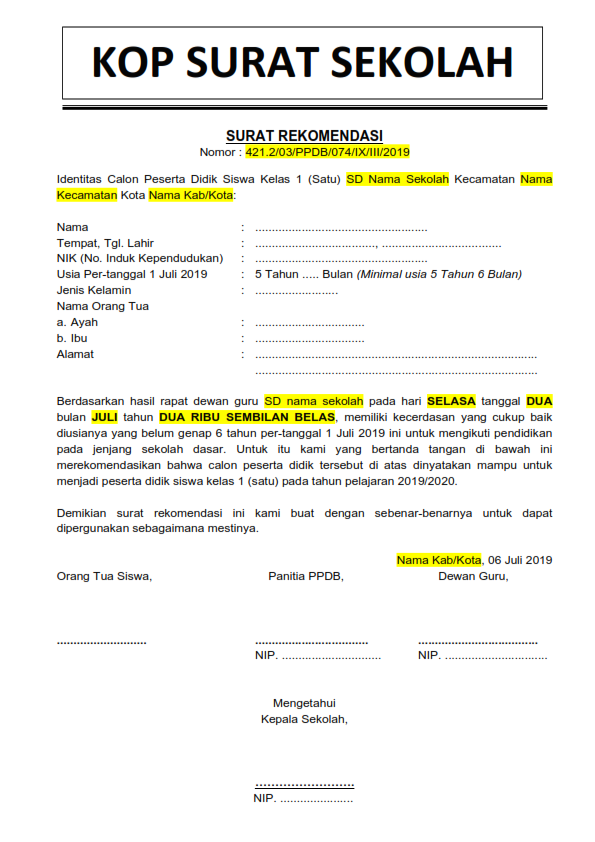 Detail Contoh Surat Rekomendasi Dari Sekolah Koleksi Nomer 50 Detail Contoh Surat Rekomendasi Dari Sekolah Koleksi Nomer 50