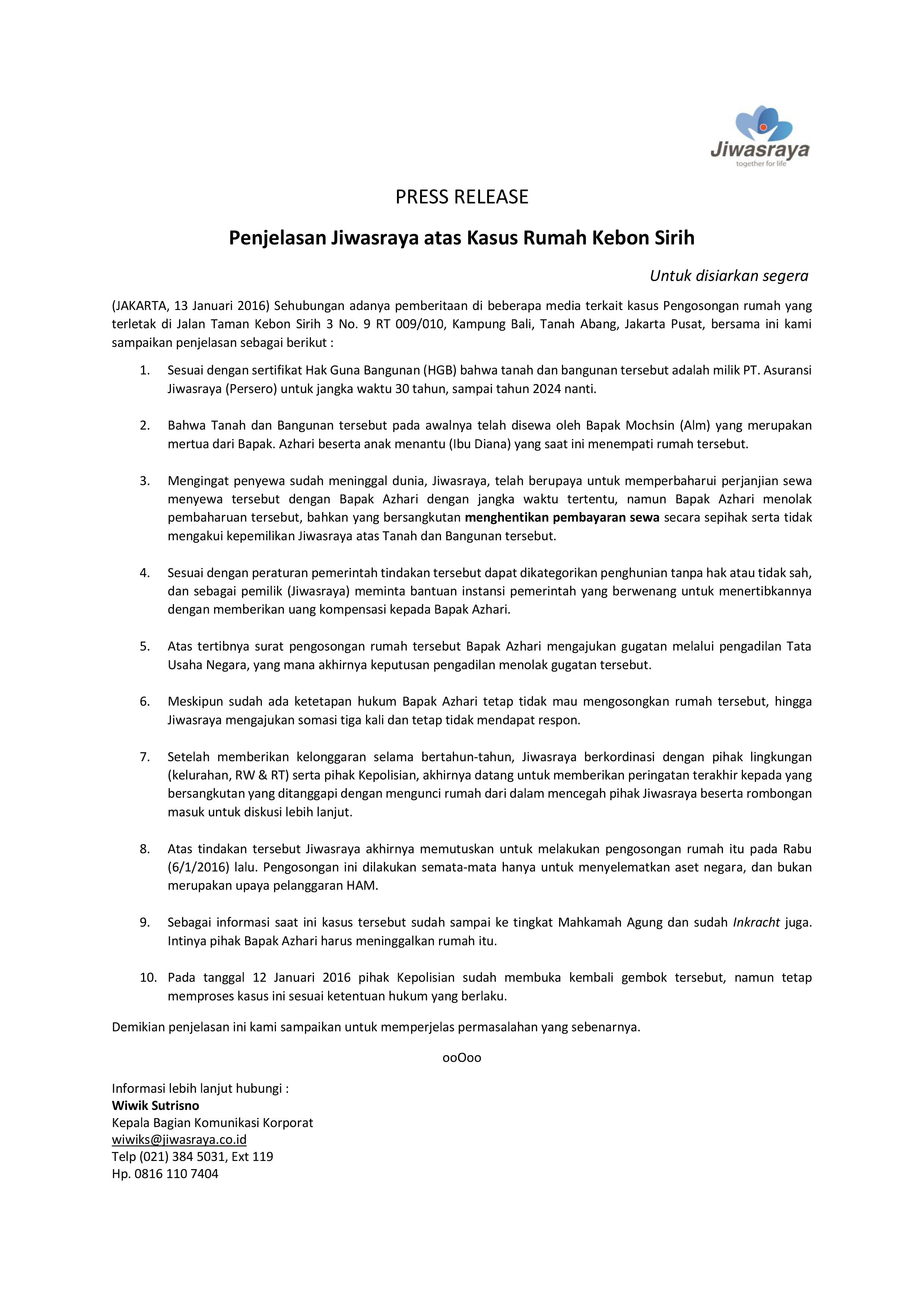 Detail Contoh Surat Somasi Pengosongan Rumah Koleksi Nomer 33