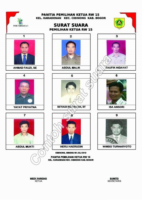 Detail Contoh Surat Suara Pemilihan Rt Koleksi Nomer 25 Detail Contoh Surat Suara Pemilihan Rt Koleksi Nomer 25