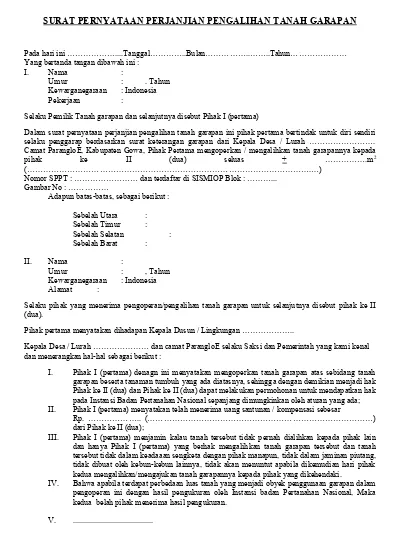 Detail Contoh Surat Tanah Garapan Koleksi Nomer 17 Detail Contoh Surat Tanah Garapan Koleksi Nomer 17