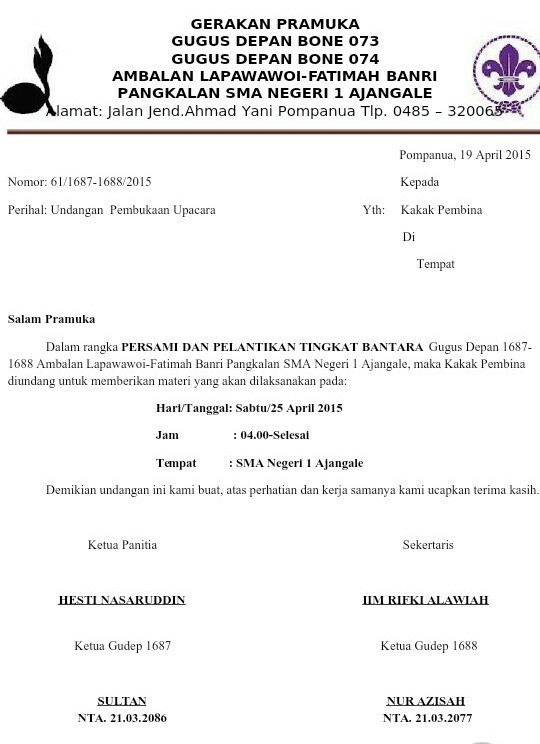 Detail Contoh Surat Tugas Pembina Pramuka Koleksi Nomer 22 Detail Contoh Surat Tugas Pembina Pramuka Koleksi Nomer 22