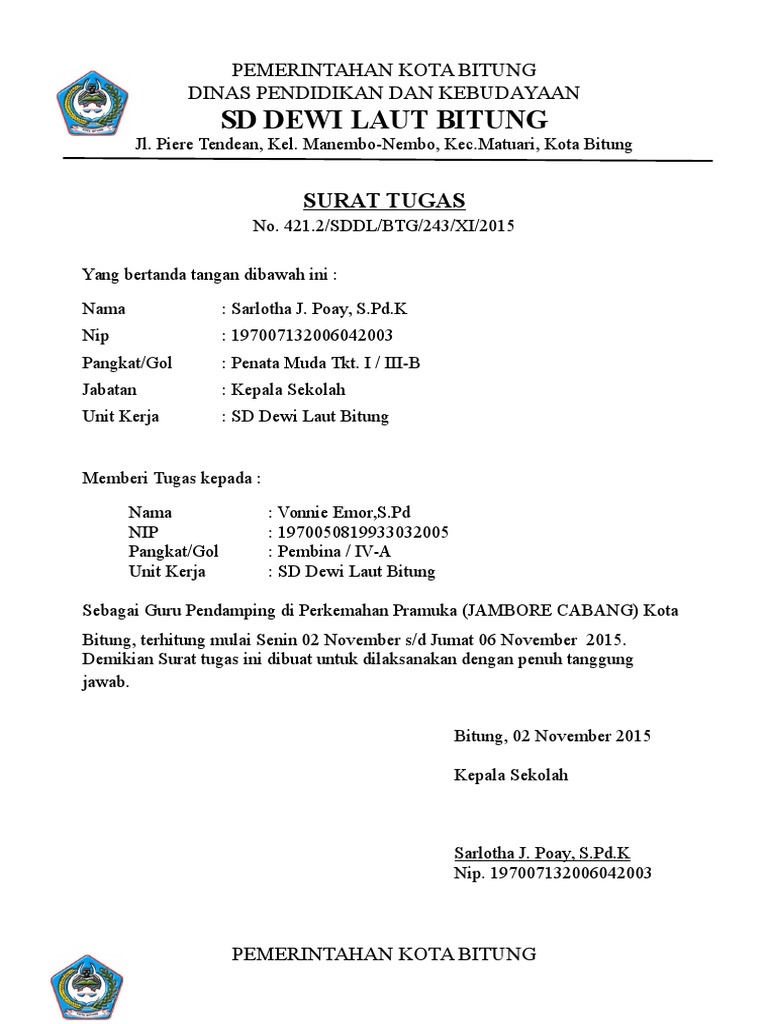 Detail Contoh Surat Tugas Pembina Pramuka Koleksi Nomer 8 Detail Contoh Surat Tugas Pembina Pramuka Koleksi Nomer 8