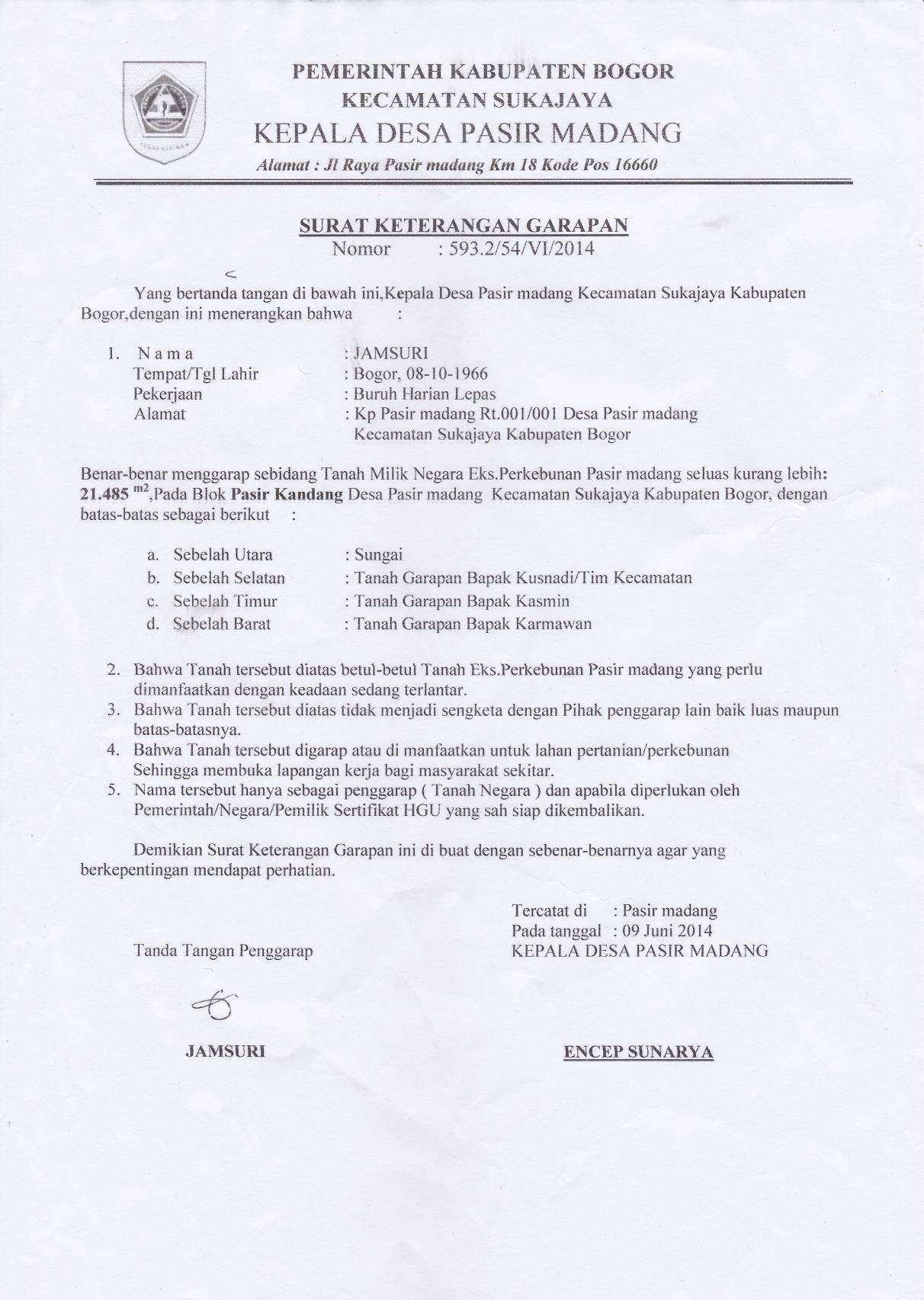 Detail Contoh Surat Tukar Guling Tanah Koleksi Nomer 33 Detail Contoh Surat Tukar Guling Tanah Koleksi Nomer 33