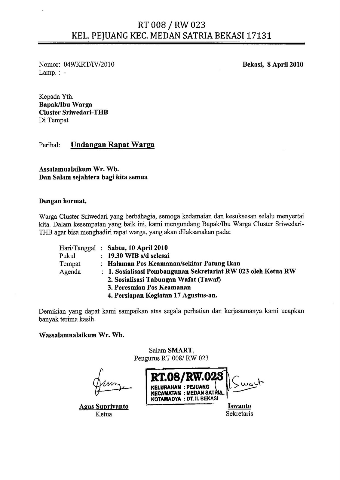 Detail Contoh Surat Undangan Takmir Masjid Koleksi Nomer 47 Detail Contoh Surat Undangan Takmir Masjid Koleksi Nomer 47