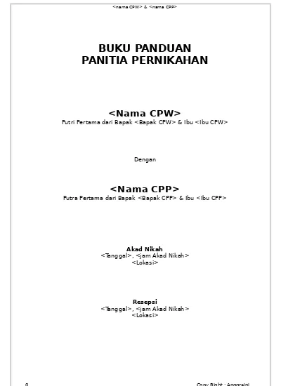 Detail Contoh Susunan Panitia Pernikahan Koleksi Nomer 16 Detail Contoh Susunan Panitia Pernikahan Koleksi Nomer 16