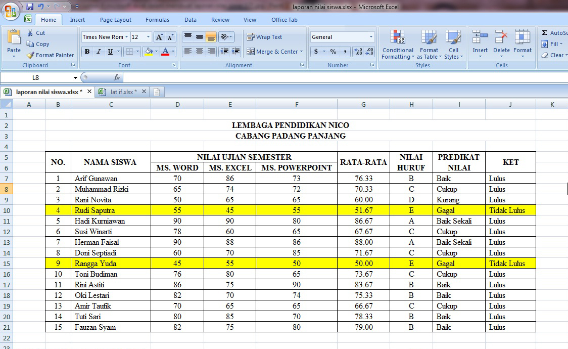 Halaman Unduh untuk file Contoh Tabel Nilai Siswa yang ke 25 Halaman Unduh untuk file Contoh Tabel Nilai Siswa yang ke 25