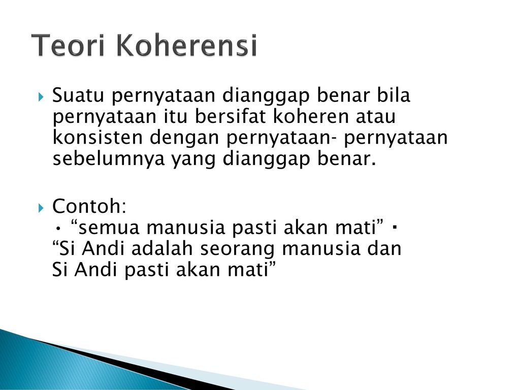 Contoh Teori Korespondensi 57 Koleksi Gambar