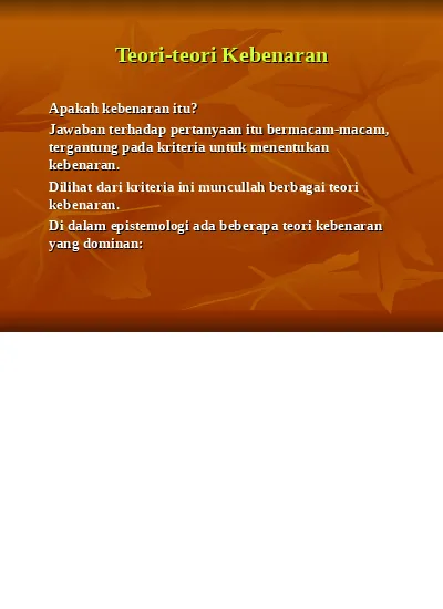 Detail Contoh Teori Korespondensi Koleksi Nomer 54