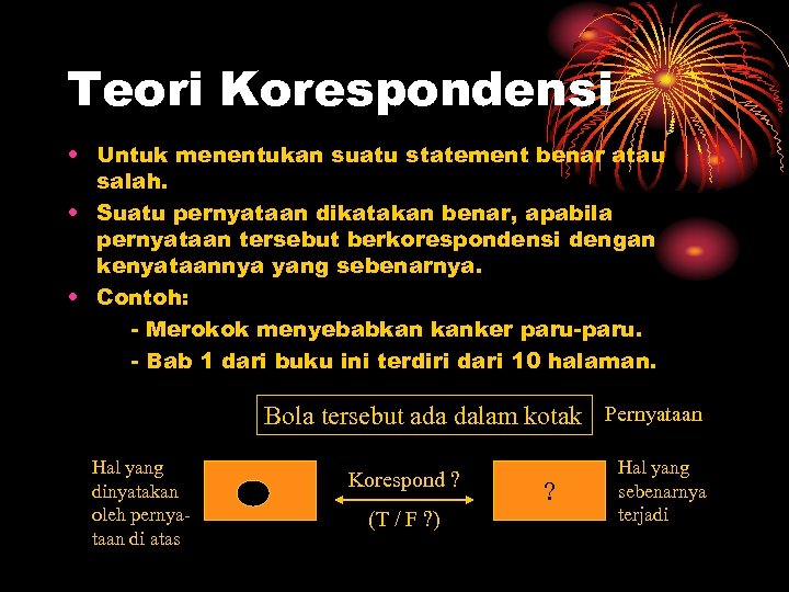 Contoh Teori Korespondensi 57 Koleksi Gambar