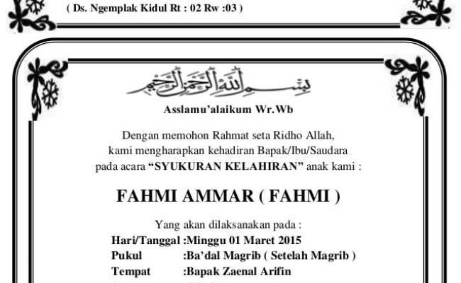 Contoh Tulisan Selamatan Nama Bayi - 57+ Koleksi Gambar Contoh Tulisan Selamatan Nama Bayi - 57+ Koleksi Gambar