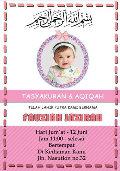 Detail Contoh Undangan Aqiqah Anak Koleksi Nomer 52 Detail Contoh Undangan Aqiqah Anak Koleksi Nomer 52